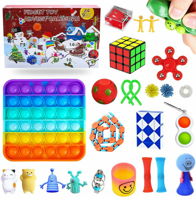 Advent Calendar 2021, Fidget Sensory Toys Set, 24Pcs Holiday Christmas ...