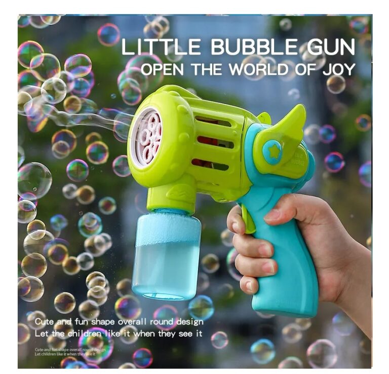 Bubble Gun For Kids - Automatic Bubble Machine - Bubbles Making Toy For ...