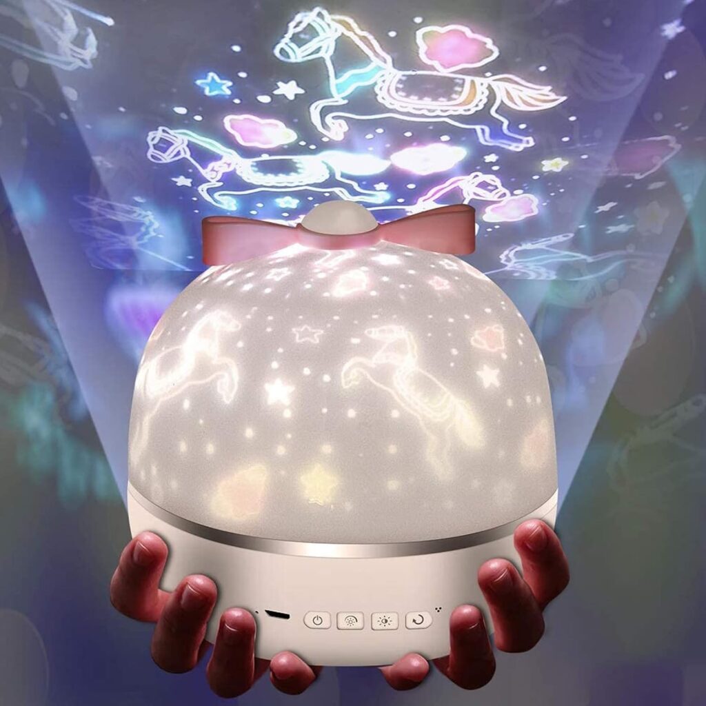 360° Rotating Starry Sky Projector Lamp, Star Projector Night Light ...